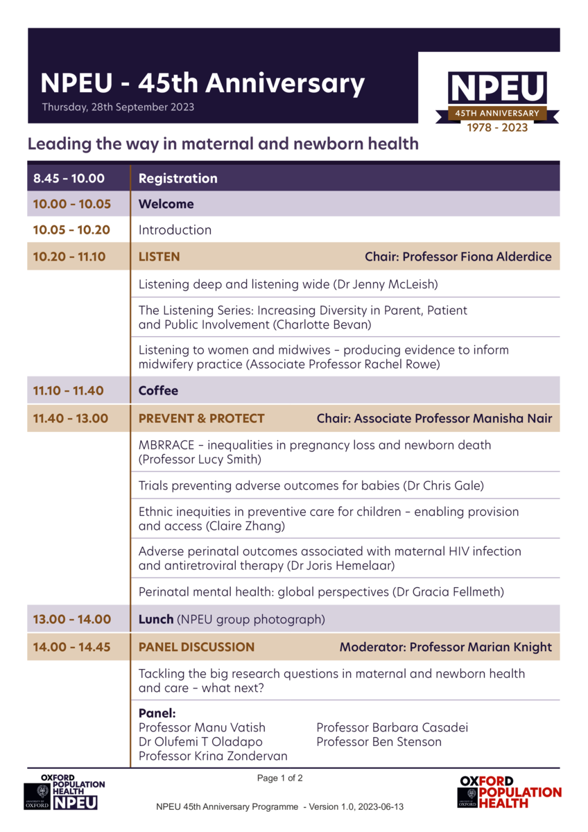 NPEU 45th Anniversary | NPEU