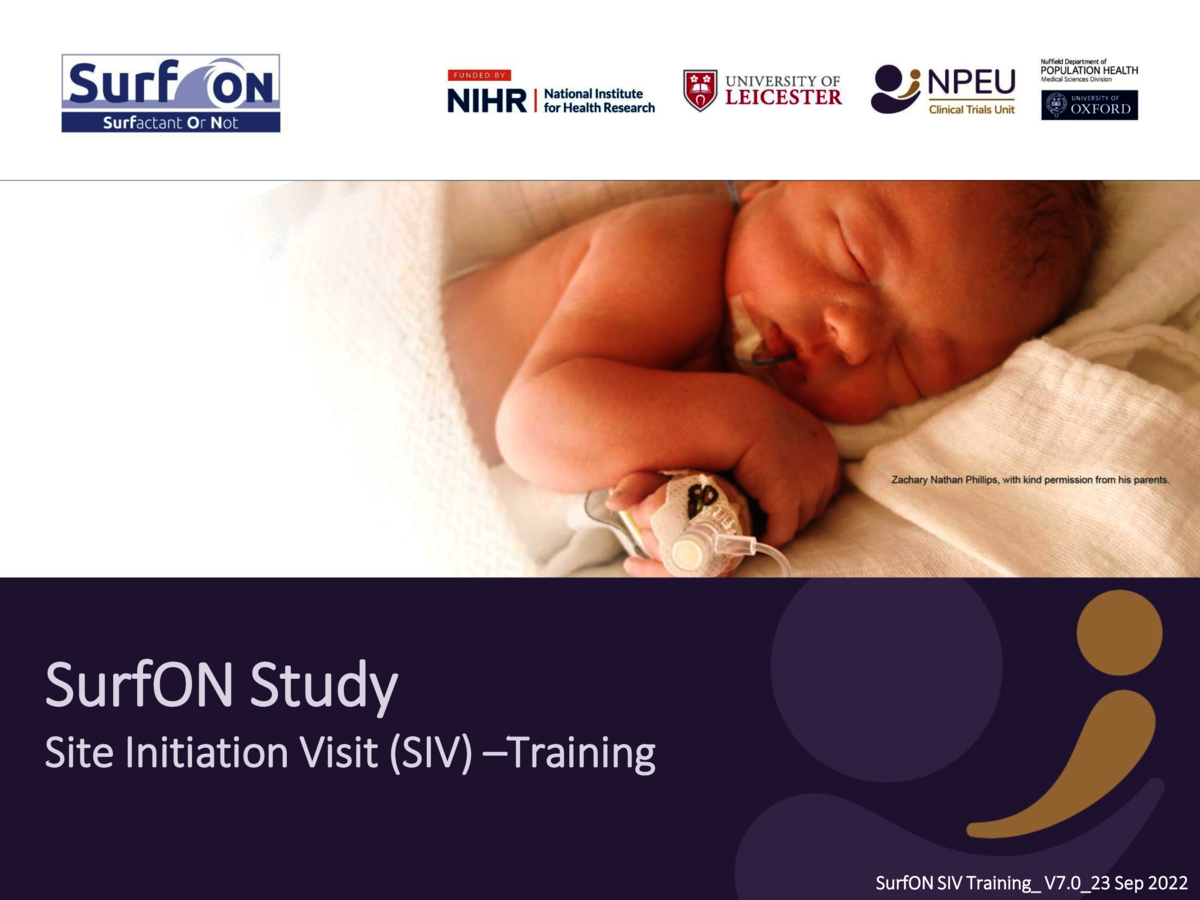 Training Materials | SurfON | NPEU