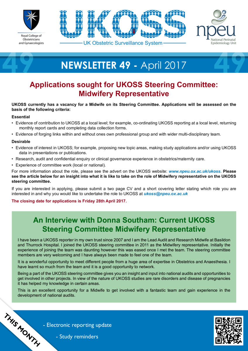 Newsletters | UKOSS