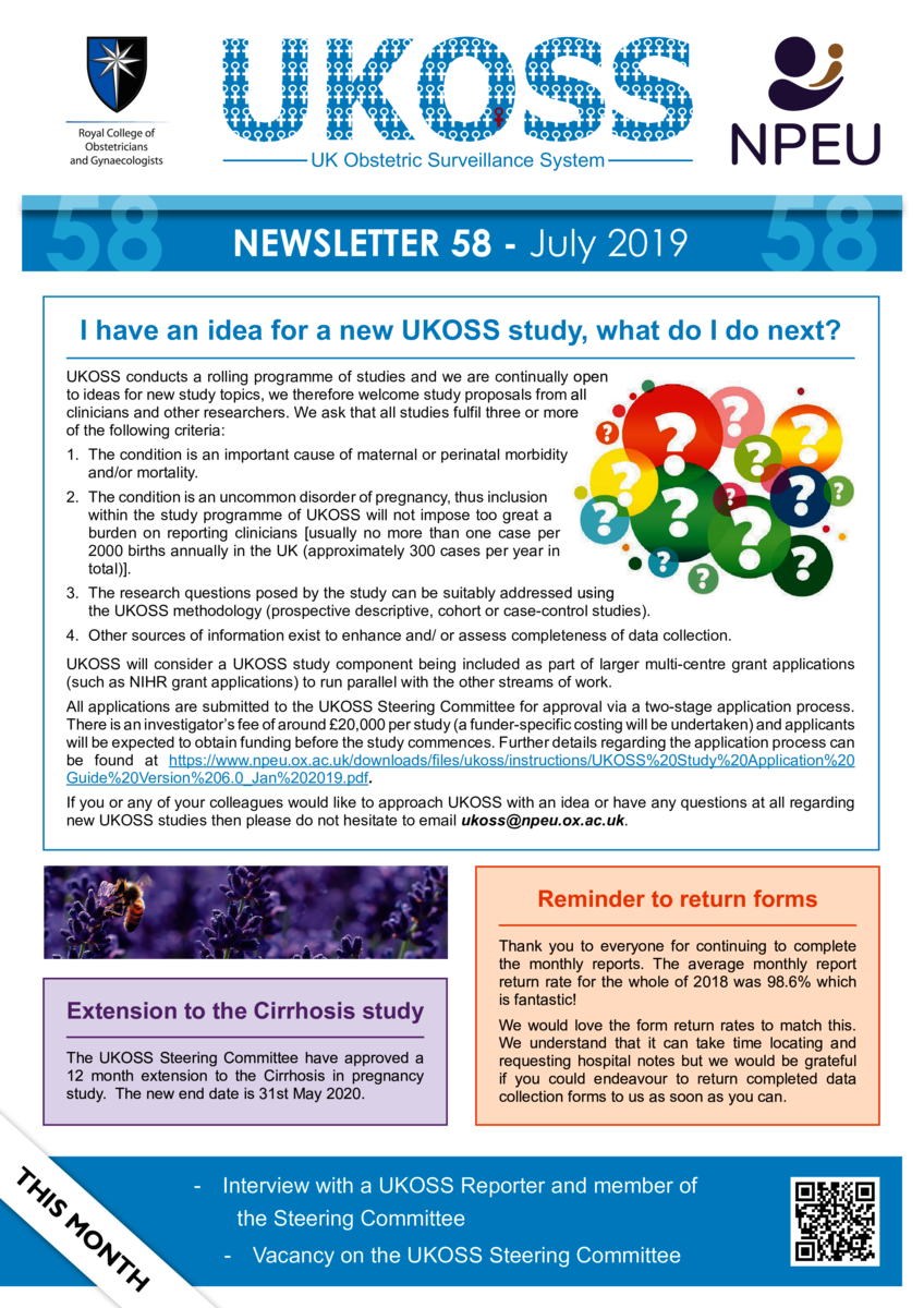Newsletters | UKOSS